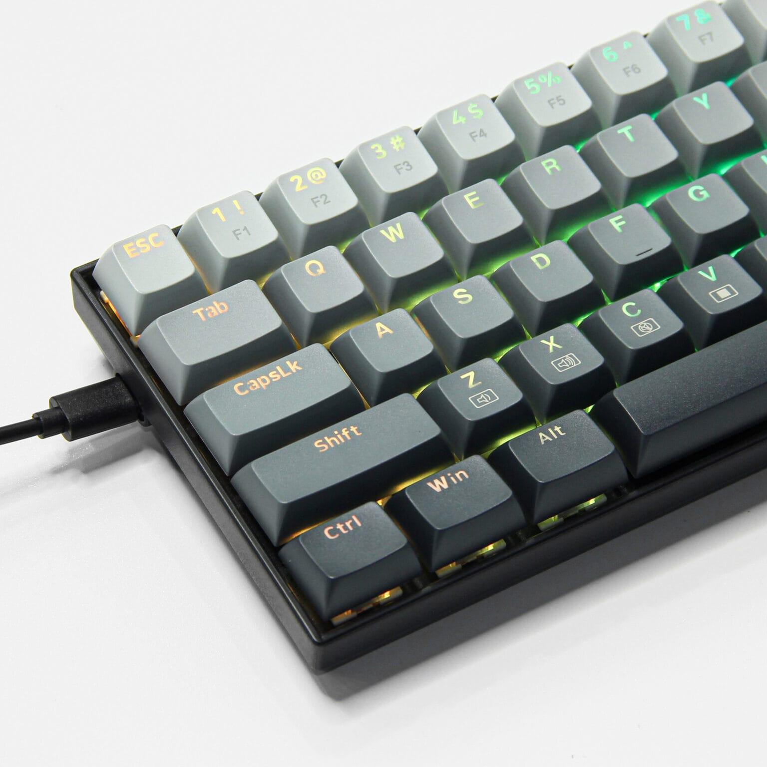 MA68 Wired Full Rgb Mechanical Keyboard 68 Keys With Software Red/Brown ...