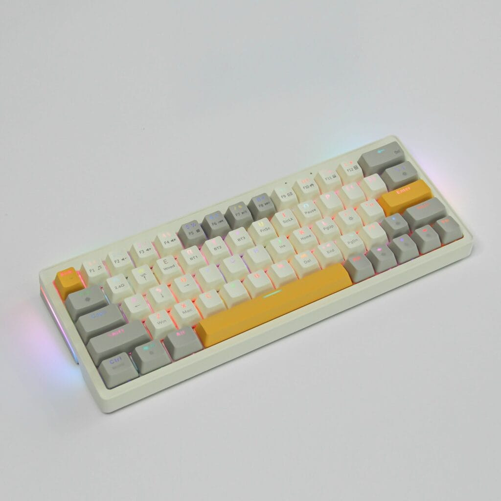 ZA63 Hot Swappable Wired Rgb Mechanical Keyboard – Tnt Yellow Switch ...