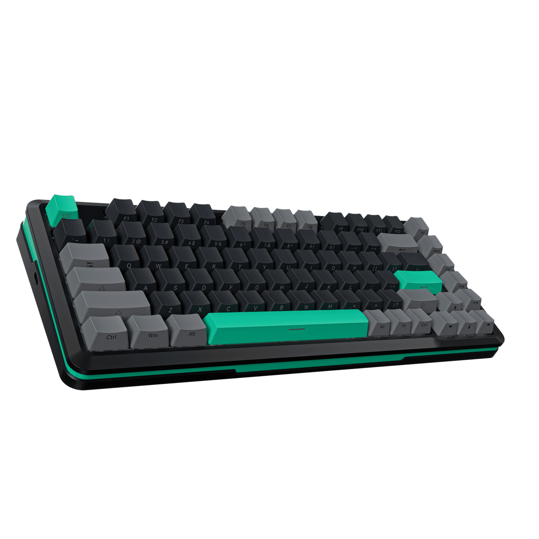 S82 Wired Swappable 3pin Switch keyboard Mechanical 75% Gasket LED Backlit Gaming Mechanical ...