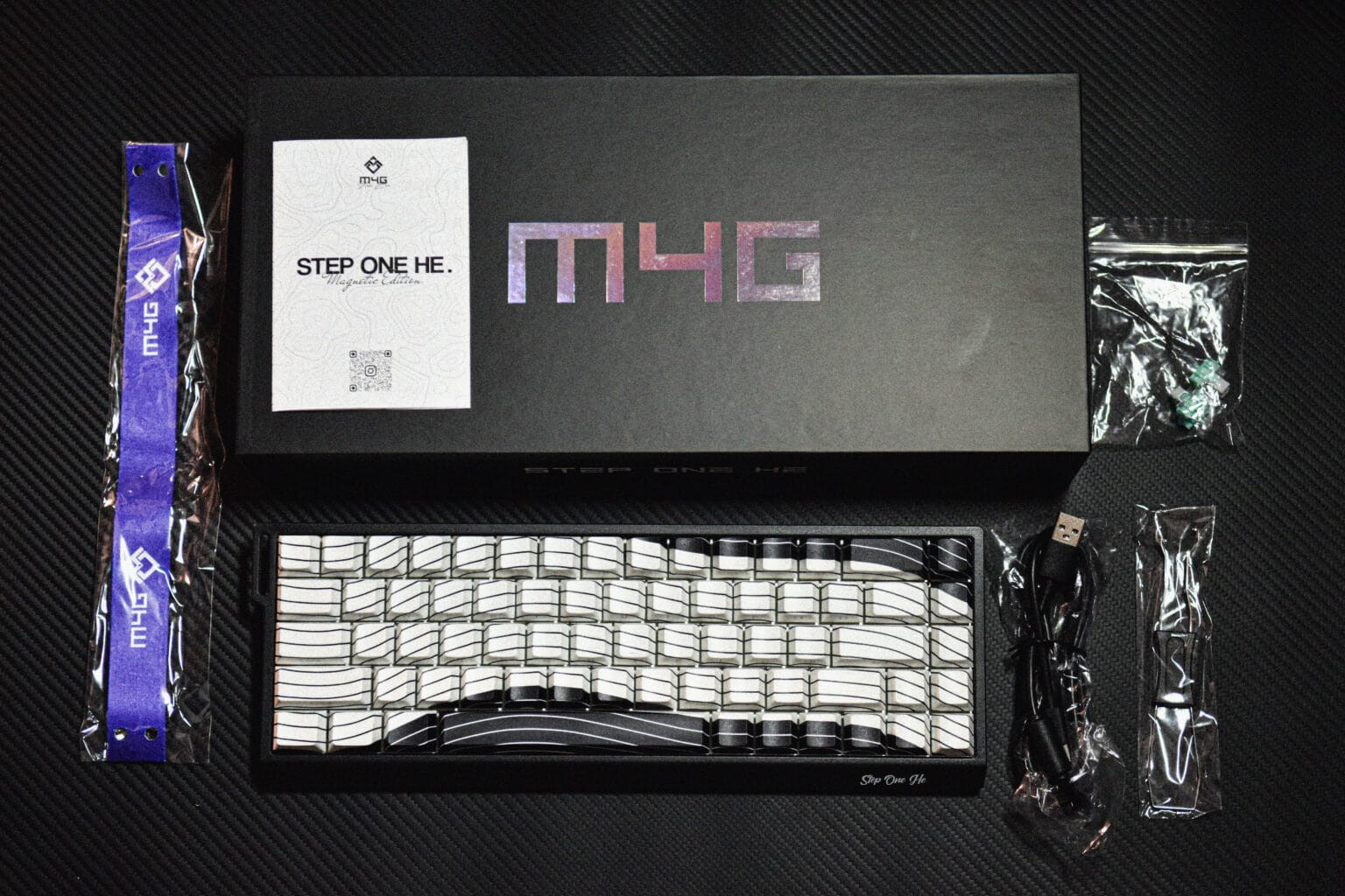 M4G – STEP ONE HE Magnetic Gaming Keyboard – Ultra-Responsive 0.1ms / 8000Hz Full Analog Control ...