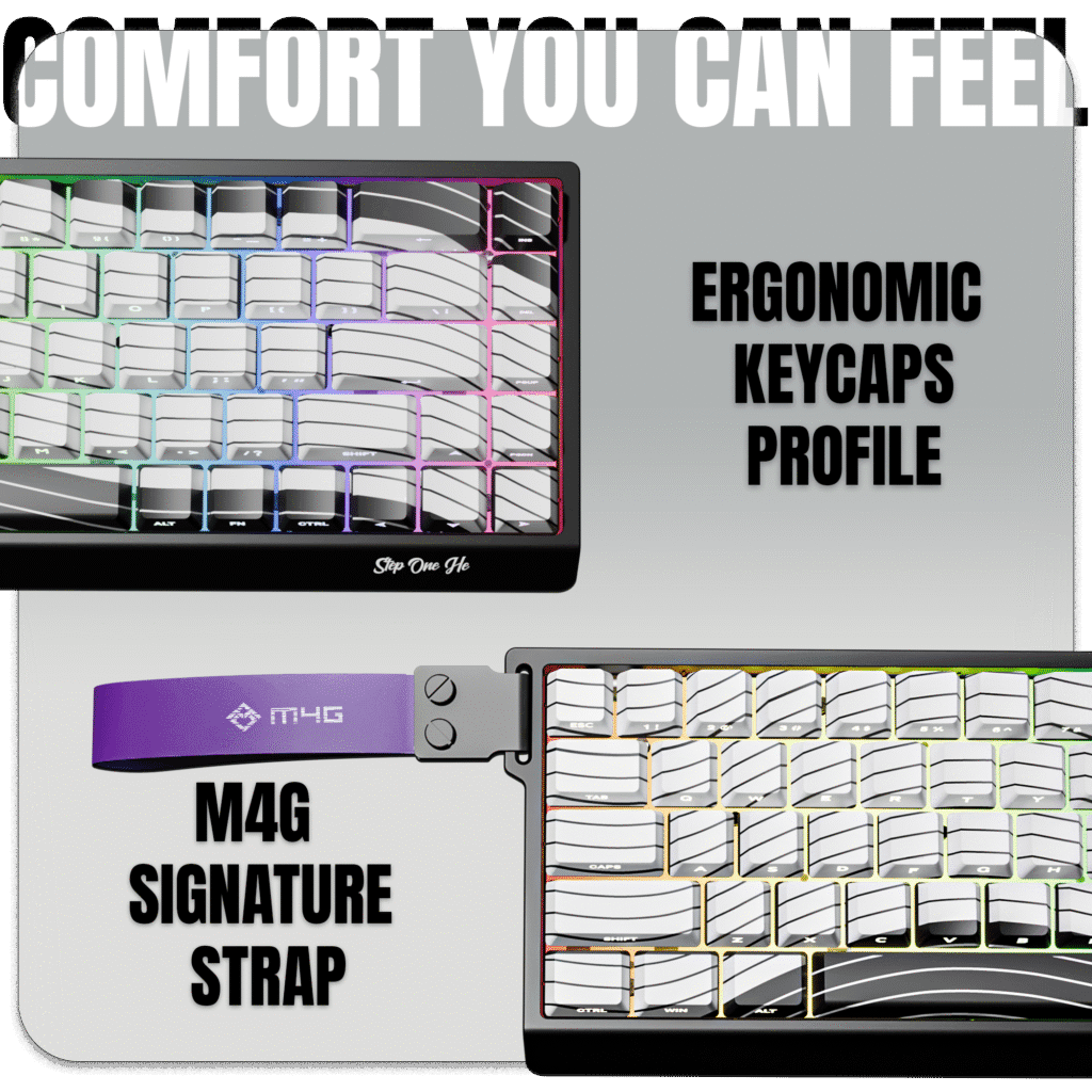 M4G – STEP ONE HE Magnetic Gaming Keyboard – Ultra-Responsive 0.1ms ...