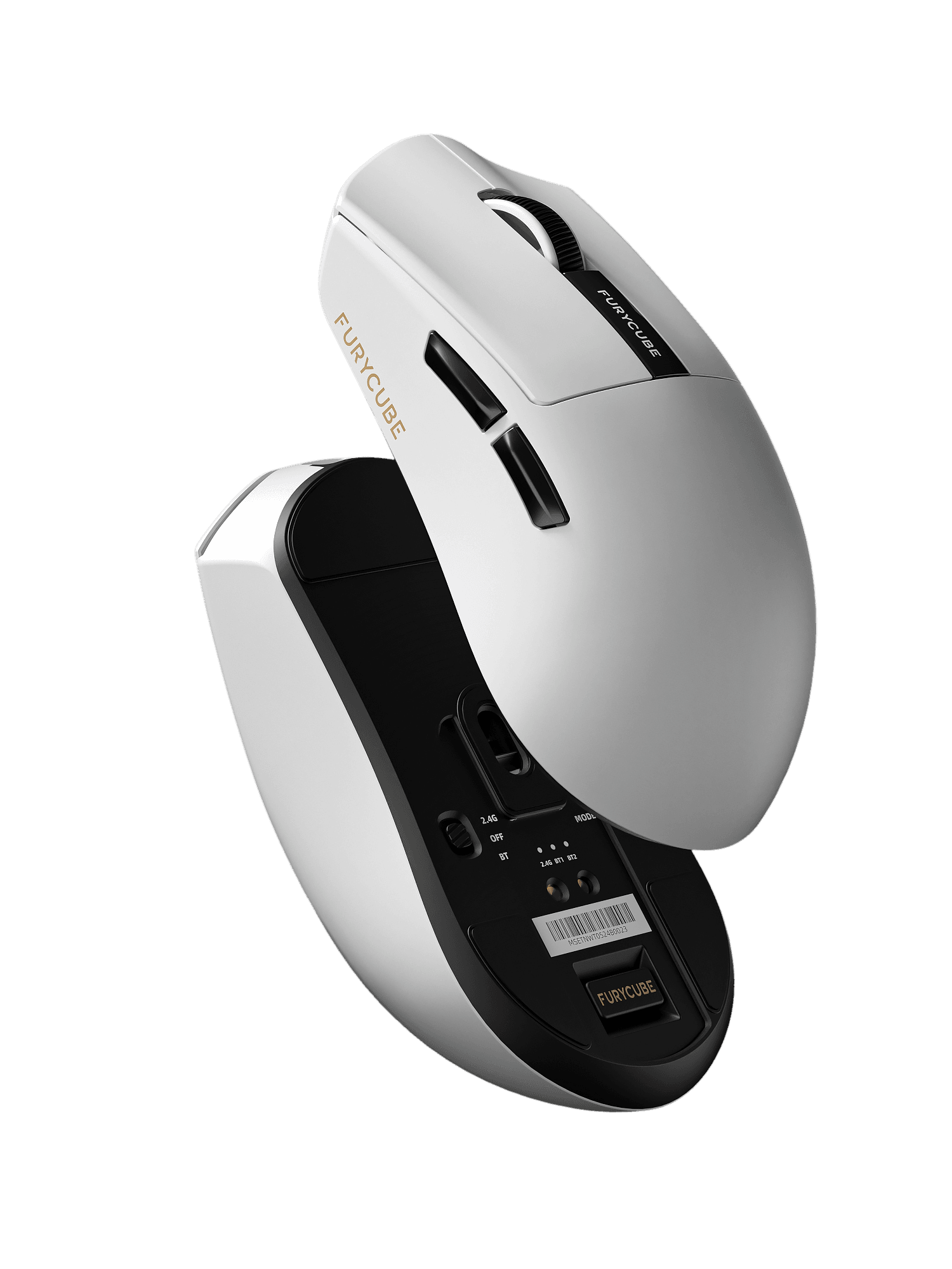 M4G × FuryCube G9 Pro — Ultra Lightweight Wireless Gaming Mouse (White ...