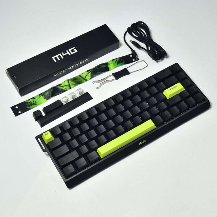 MAG-68HE Green Samurai Hall Effect Keyboard | Magnetic Switch - M4G